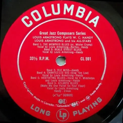 Louis Armstrong – Louis Armstrong Plays W. C. Handy - 1954 Original Mo – Vinyl Pursuit Inc