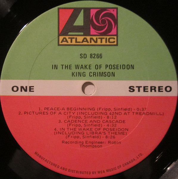 King Crimson – In The Wake Of Poseidon – Vinyl Pursuit Inc