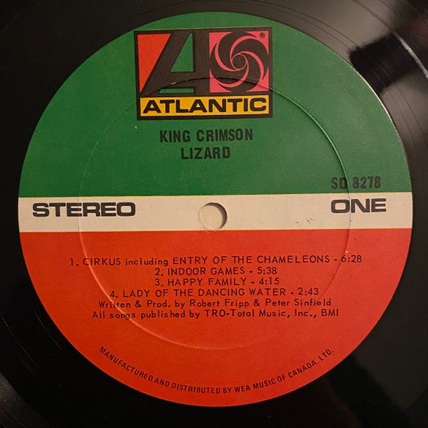 King Crimson – Lizard – Vinyl Pursuit Inc