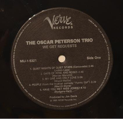 The Oscar Peterson Trio – We Get Requests – Vinyl Pursuit Inc