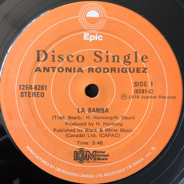 Antonia Rodriguez – La Bamba – Vinyl Pursuit Inc