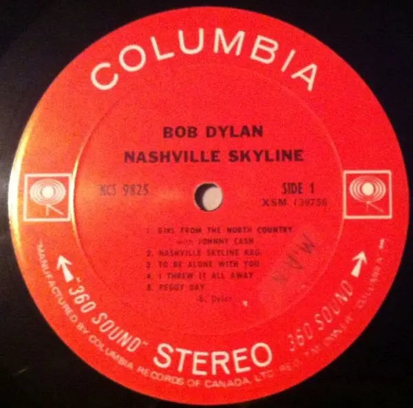 Bob Dylan – Nashville Skyline - 1970 Pressing – Vinyl Pursuit Inc