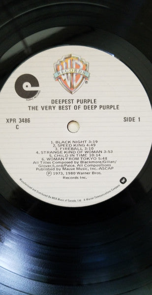 Deep Purple – Deepest Purple (The Very Best Of Deep Purple) – Vinyl Pursuit Inc
