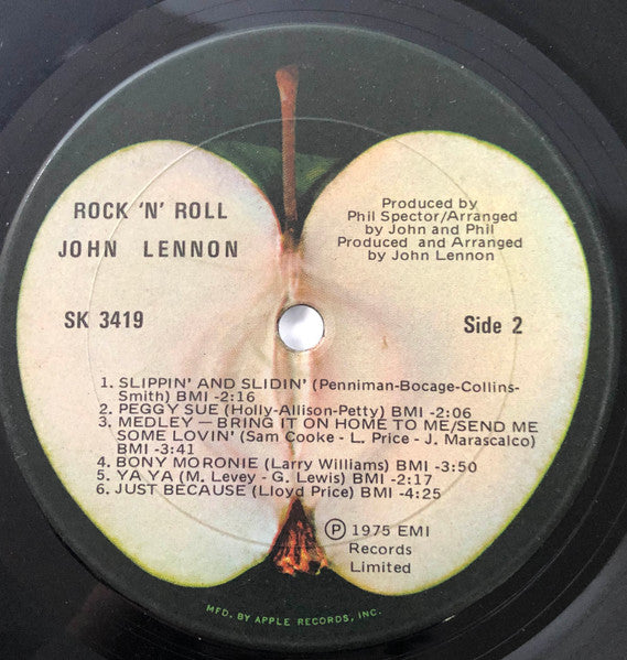 John Lennon – Rock 'N' Roll - 1975 Original! – Vinyl Pursuit Inc