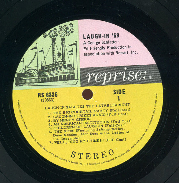 Original Cast – Laugh-In '69 - Original Cast Album – Vinyl Pursuit Inc