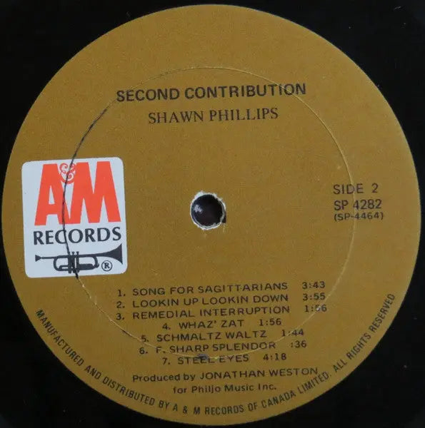 Shawn Phillips – Second Contribution - 1970 Original – Vinyl Pursuit Inc