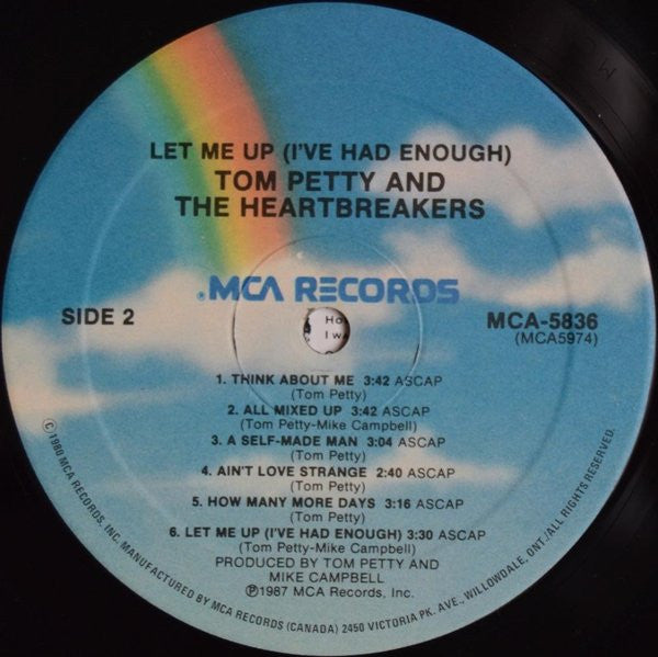 Tom Petty & The Heartbreakers – Let Me Up (I've Had Enough) 1987 origi – Vinyl Pursuit Inc