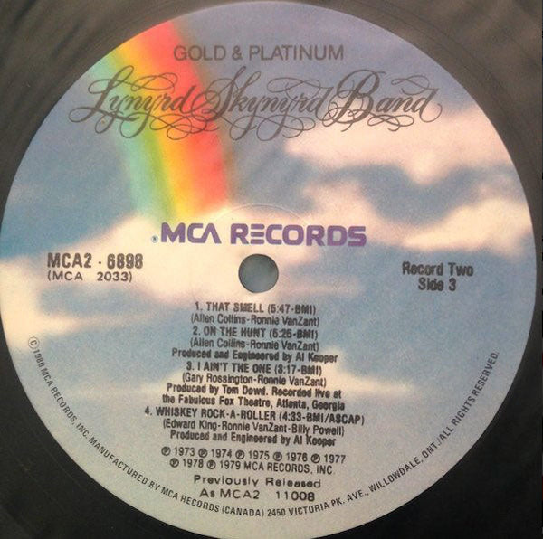 Lynyrd Skynyrd Band – Gold & Platinum - 1980 Original – Vinyl Pursuit Inc