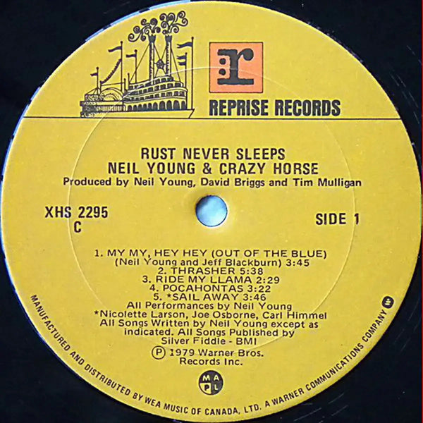 Neil Young & Crazy Horse ‎– Rust Never Sleeps - 1979 Original! – Vinyl Pursuit Inc
