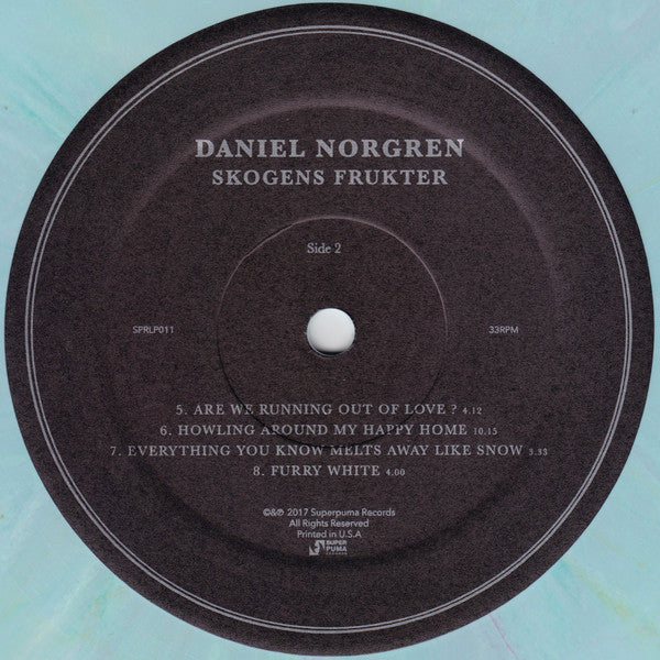 Daniel Norgren – Skogens Frukter - Numbered Blue Marble Vinyl – Vinyl Pursuit Inc