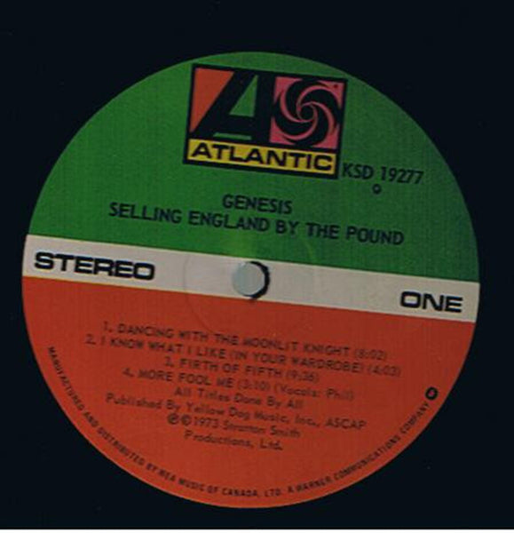 Genesis – Selling England By The Pound – Vinyl Pursuit Inc