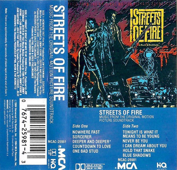 Streets Of Fire - Music From The Original Motion Picture Soundtrack ...