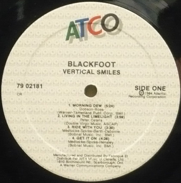 Blackfoot – Vertical Smiles - 1984, SEALED! – Vinyl Pursuit Inc