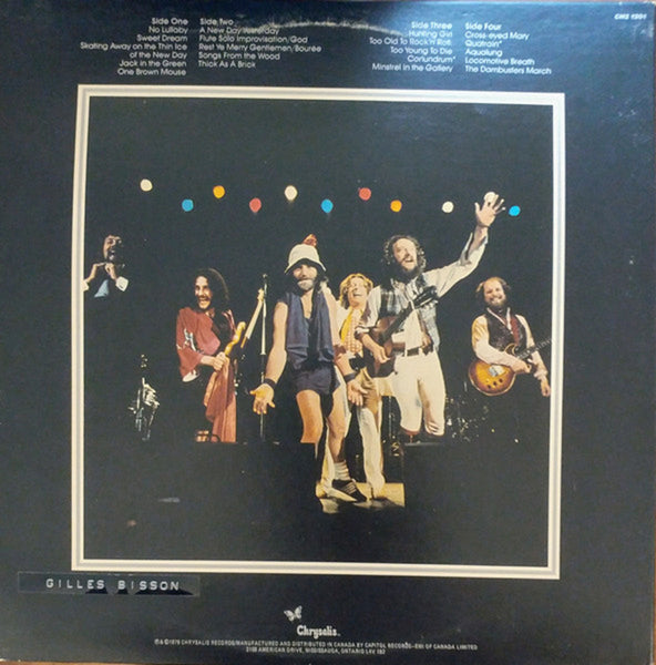 Jethro Tull – Live - Bursting Out - 1978 Original - Vinyl Pursuit Inc