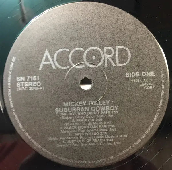 Mickey Gilley – Suburban Cowboy - GARAGE SALE! – Vinyl Pursuit Inc