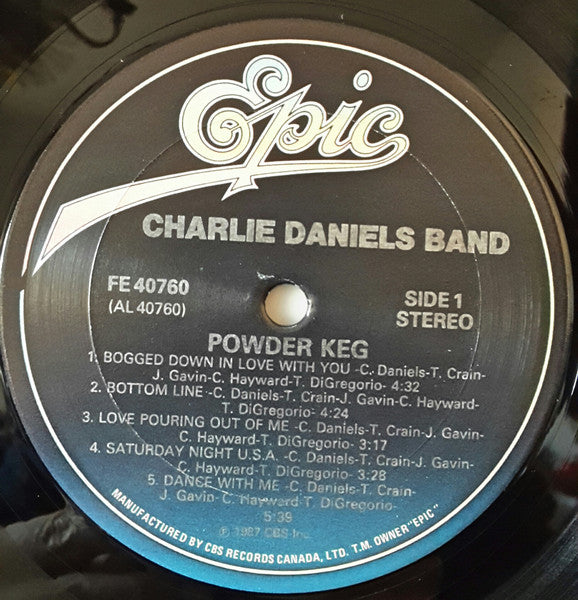 The Charlie Daniels Band – Powder Keg - GARAGE SALE! - Vinyl Pursuit ...