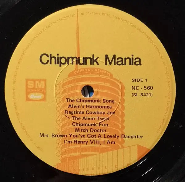 The Chipmunks – Chipmunk Mania - 1982 Original - Vinyl Pursuit Inc