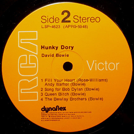 David Bowie – Hunky Dory - 1971 Original in Shrinkwrap! - Vinyl – Vinyl ...