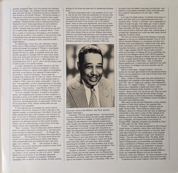 Duke Ellington And His Orchestra – January - 1977 US Pressing - Vinyl ...