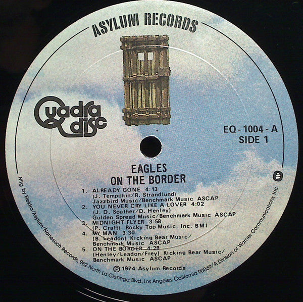 Eagles – On The Border - 1974 Quadraphonic Original – Vinyl Pursuit Inc