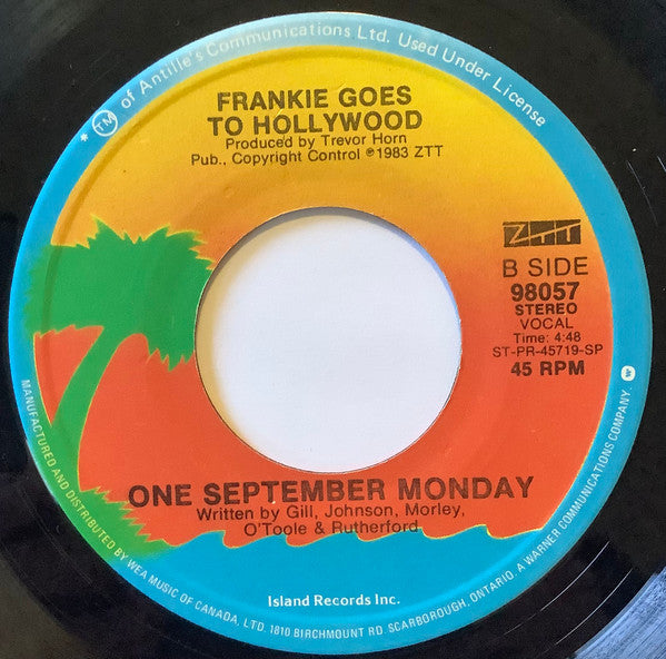Frankie Goes To Hollywood ‎– Relax - 7" Single, 1983 Promo – Vinyl ...