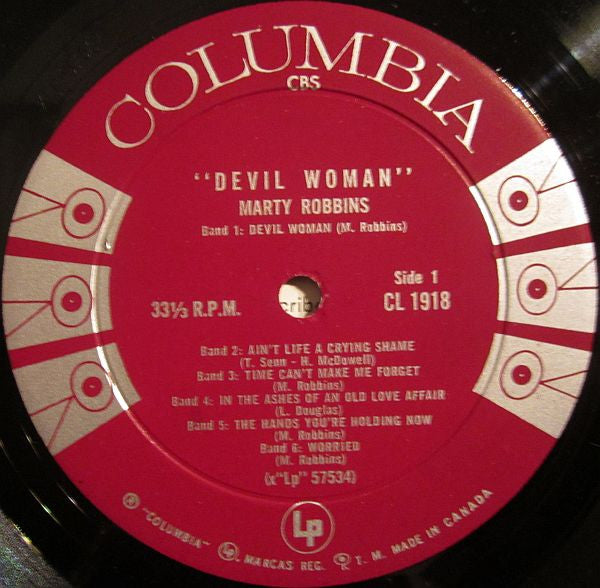 Marty Robbins – Devil Woman - 1962 Mono Original! - Vinyl Pursuit Inc