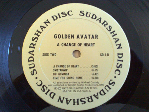 Golden Avatar ‎– A Change Of Heart - 1976 Original, Sealed! - Vinyl ...