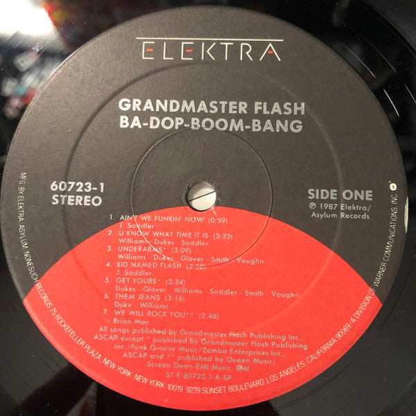 Grandmaster Flash – Ba-Dop-Boom-Bang - 1987 Original! - Vinyl Pursuit ...