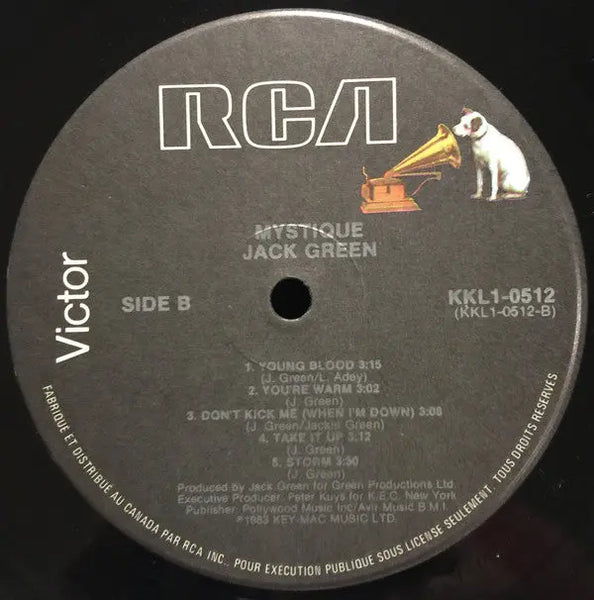 Jack Green ‎– Mystique - GARAGE SALE! – Vinyl Pursuit Inc