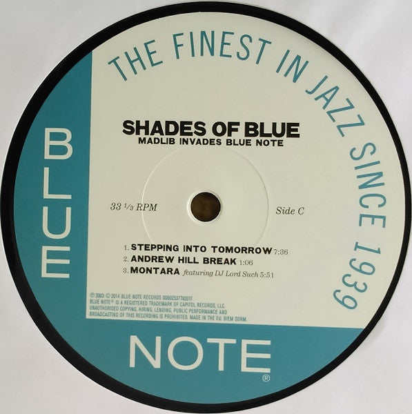 Madlib – Shades Of Blue (Madlib Invades Blue Note) - 180gm Blue Note ...
