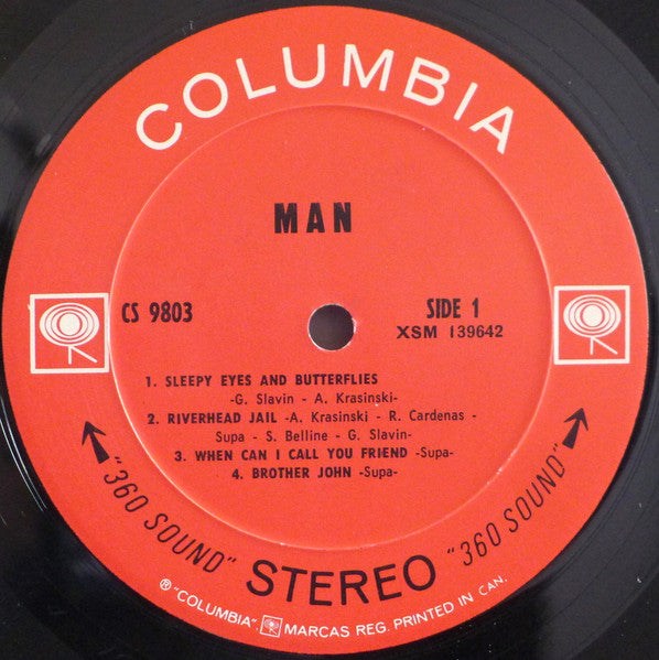 Man – Man - 1969 Original - Vinyl Pursuit Inc