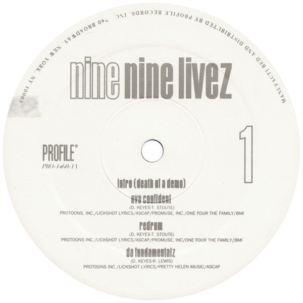 Nine – Nine Livez - 1995 Original! - Vinyl Pursuit Inc