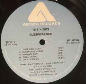 The Kinks – Sleepwalker -1977 – Vinyl Pursuit Inc