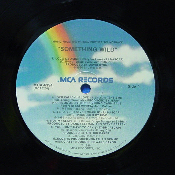 Something Wild - Motion Picture Soundtrack - 1986 US Pressing in Shrin ...
