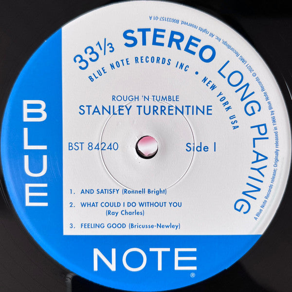 Stanley Turrentine – Rough 'N Tumble - Blue Note Tone Poet Series ...