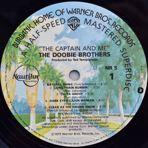 The Doobie Brothers – The Captain And Me - 1979 Half-Speed Mastered ...