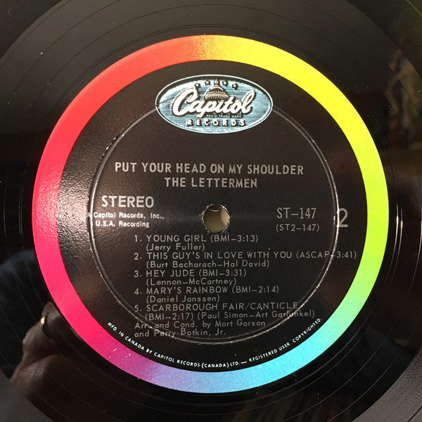 The Lettermen ‎– Put Your Head On My Shoulder - 1968 SEALED! - Vinyl ...