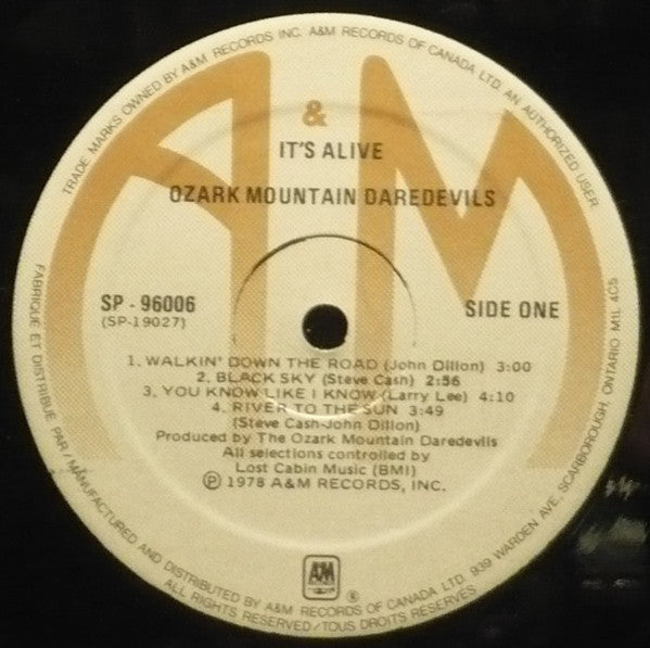 The Ozark Mountain Daredevils – It's Alive - 1978 Original - Vinyl ...