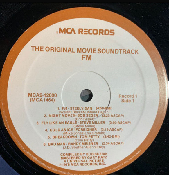 FM - The Original Movie Movie Soundtrack - 1978 – Vinyl Pursuit Inc