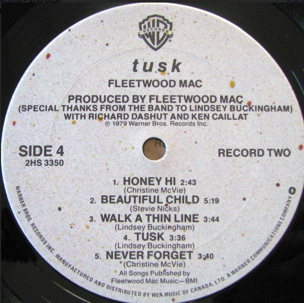 Fleetwood Mac Tusk 1979 Vinyl Pursuit Inc