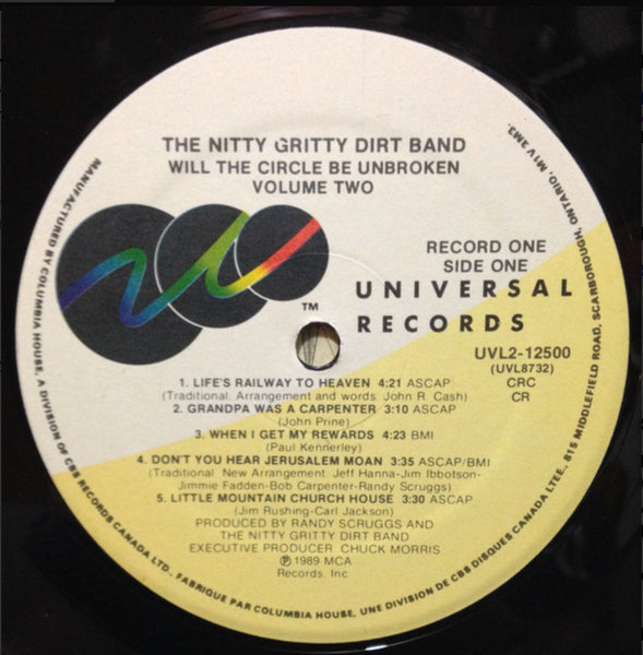 Nitty Gritty Dirt Band - Will The Circle Be Unbroken Volume II – Vinyl ...