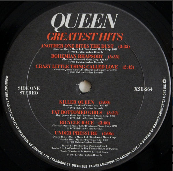 Queen - Greatest Hits - 1981 – Vinyl Pursuit Inc