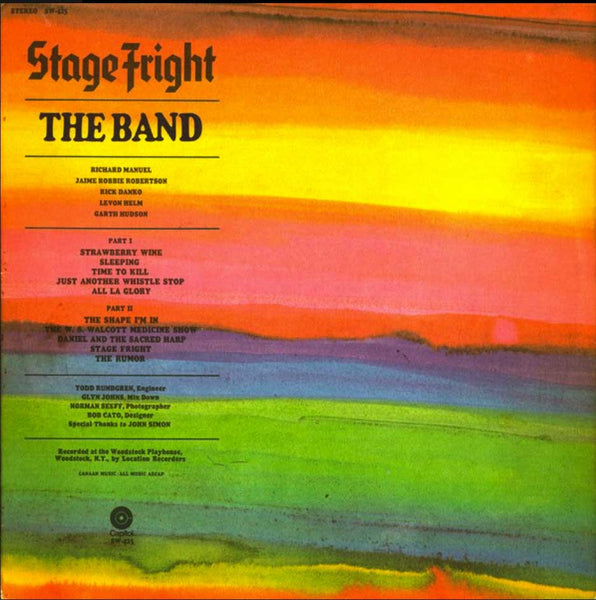 The Band ‎– Stage Fright - 1970 Malaysian Pressing – Vinyl Pursuit Inc