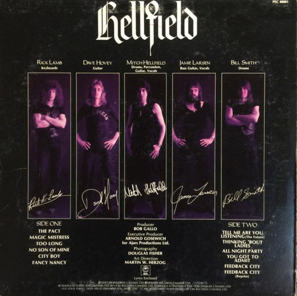 Hellfield ‎– Hellfield - 1978 Original – Vinyl Pursuit Inc