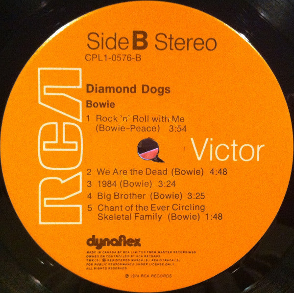 David Bowie ‎– Diamond Dogs – Vinyl Pursuit Inc