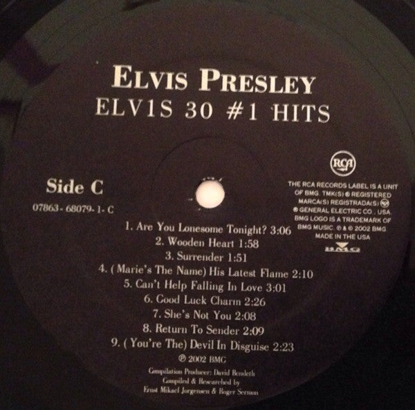Elvis Presley – ELVIS 30 #1 Hits - US Original Pressing SEALED! – Vinyl ...