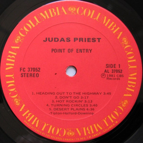Judas Priest Point Of Entry Album