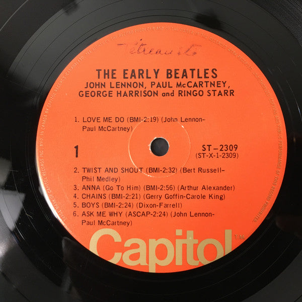 The Beatles – The Early Beatles – Vinyl Pursuit Inc