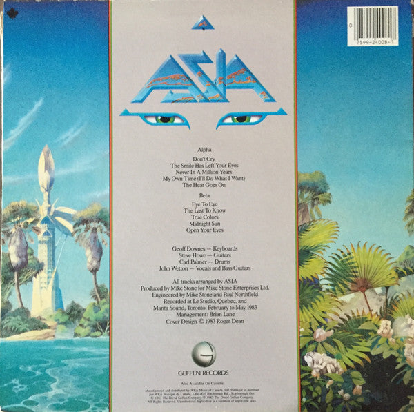 Asia - Alpha - 1983 SEALED! – Vinyl Pursuit Inc
