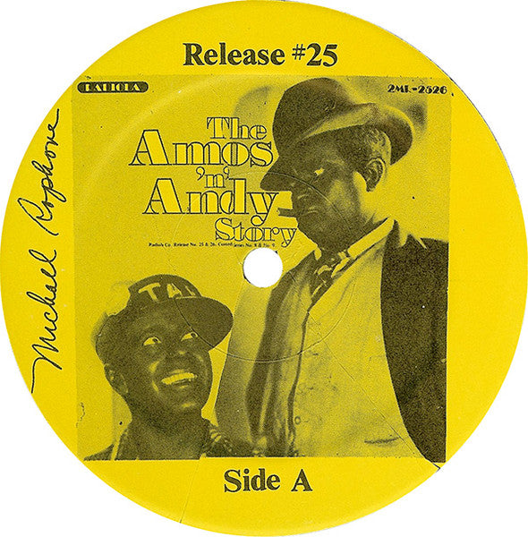 Amos 'N Andy – The Amos 'N Andy Story US Pressing – Vinyl Pursuit Inc